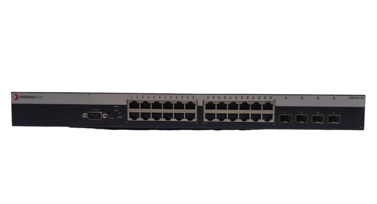 Switch Enterasys C2G124-24 Portas 10/100/1000Mbps Semi-Novo - POP SHOP