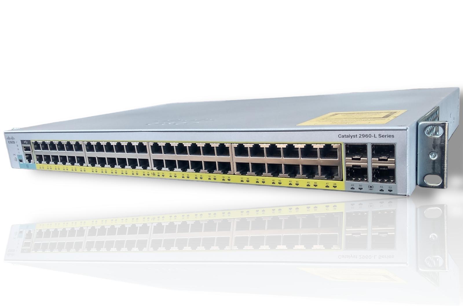 SWITCH CISCO 48P GIGABIT POE 2960L / WS-C2960L048PS-LL - POP SHOP