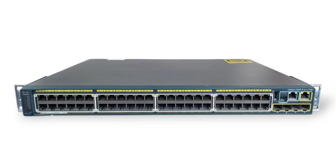 SWITCH CISCO 2960 - S 48P POE GIGABIT + 4 SFP - SEMINOVO - POP SHOP