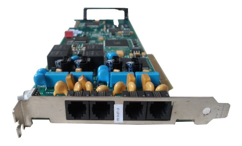 Placa Rede 4 Port Dialogic 83-0676-006 Rev A 41jct-ls - POP SHOP