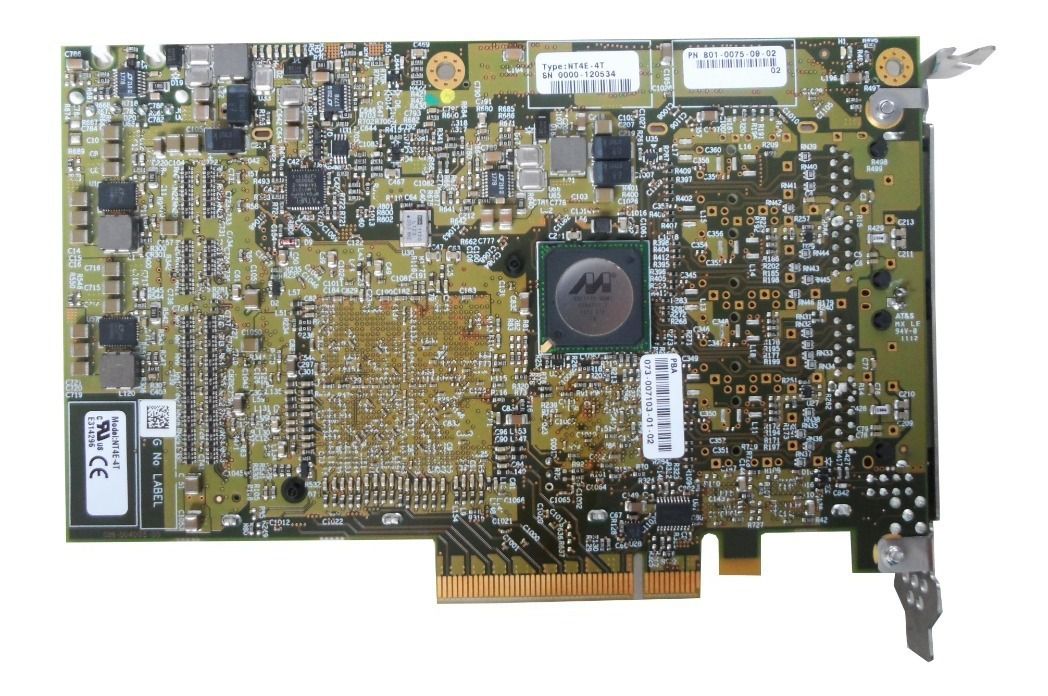 Placa De Rede Quad-port Napatech Nt4e-4t 2gb Pci-e - POP SHOP
