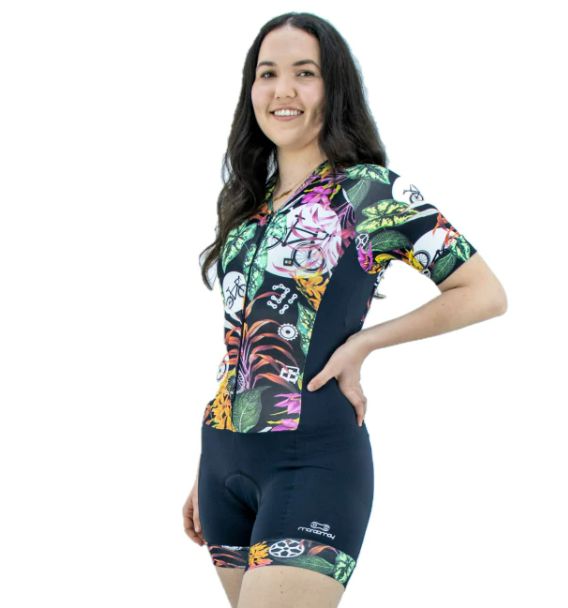 Macaquinho Feminino Marcio May Moonlight Flower - P - GFS BIKE SHOP