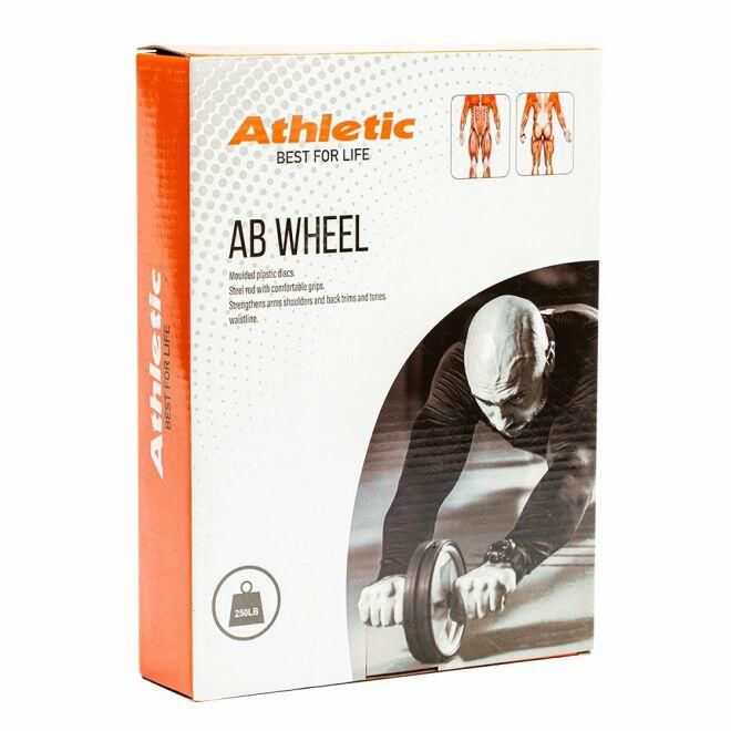 RODA DE EXERCICIOS ABDOMINAIS ATHLETIC - GFS BIKE SHOP