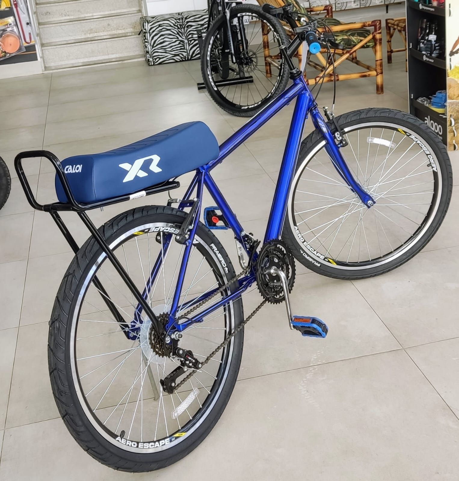 BICICLETA MONTADINHA XR ARO(26) TAMANHO (P) COR AZUL - GFS BIKE SHOP