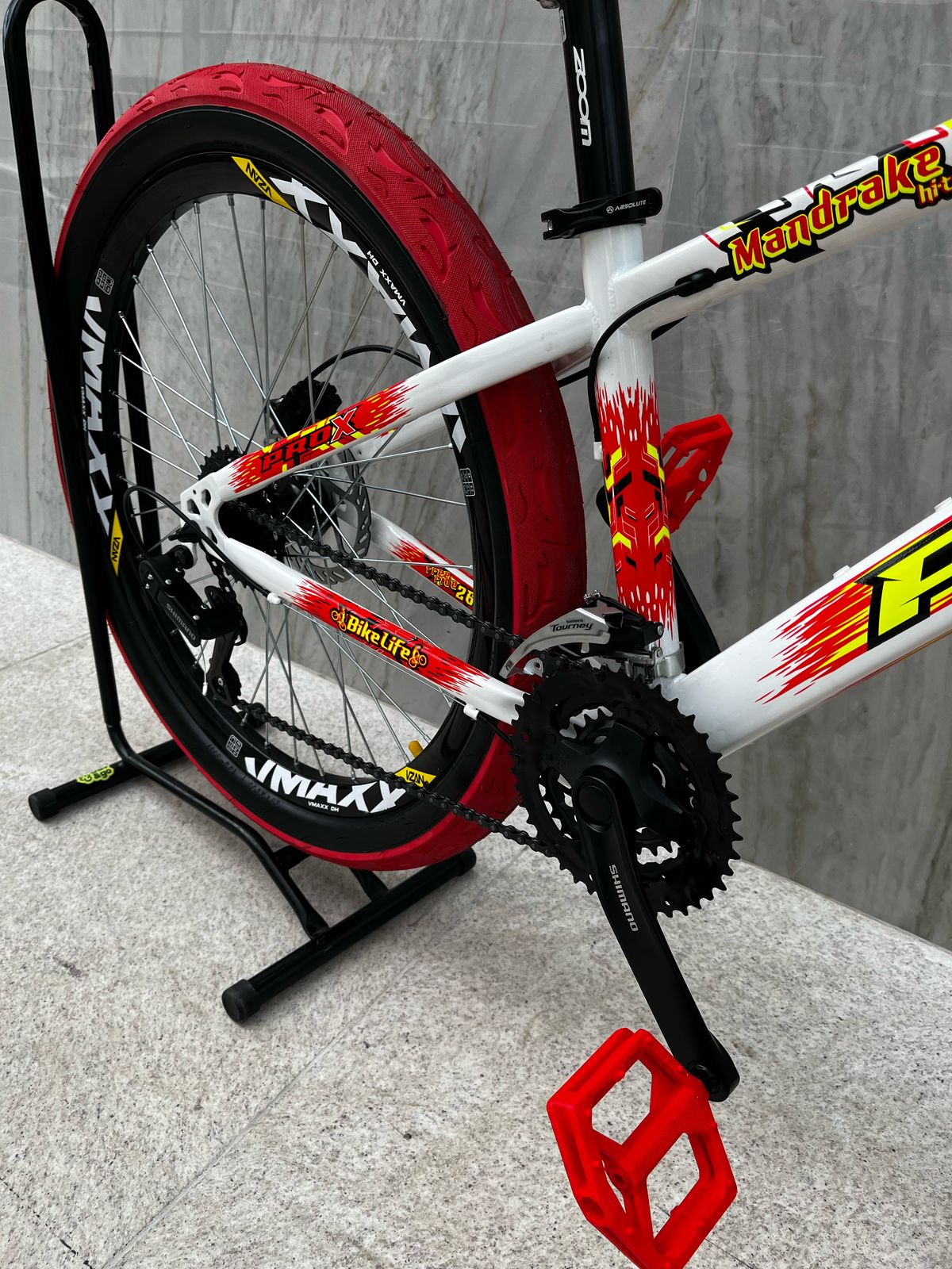 BICICLETA MTB FREERIDE ARO (26) PRO-X MANDRAKE KIT 24 VELOCIDADES FREIO ...