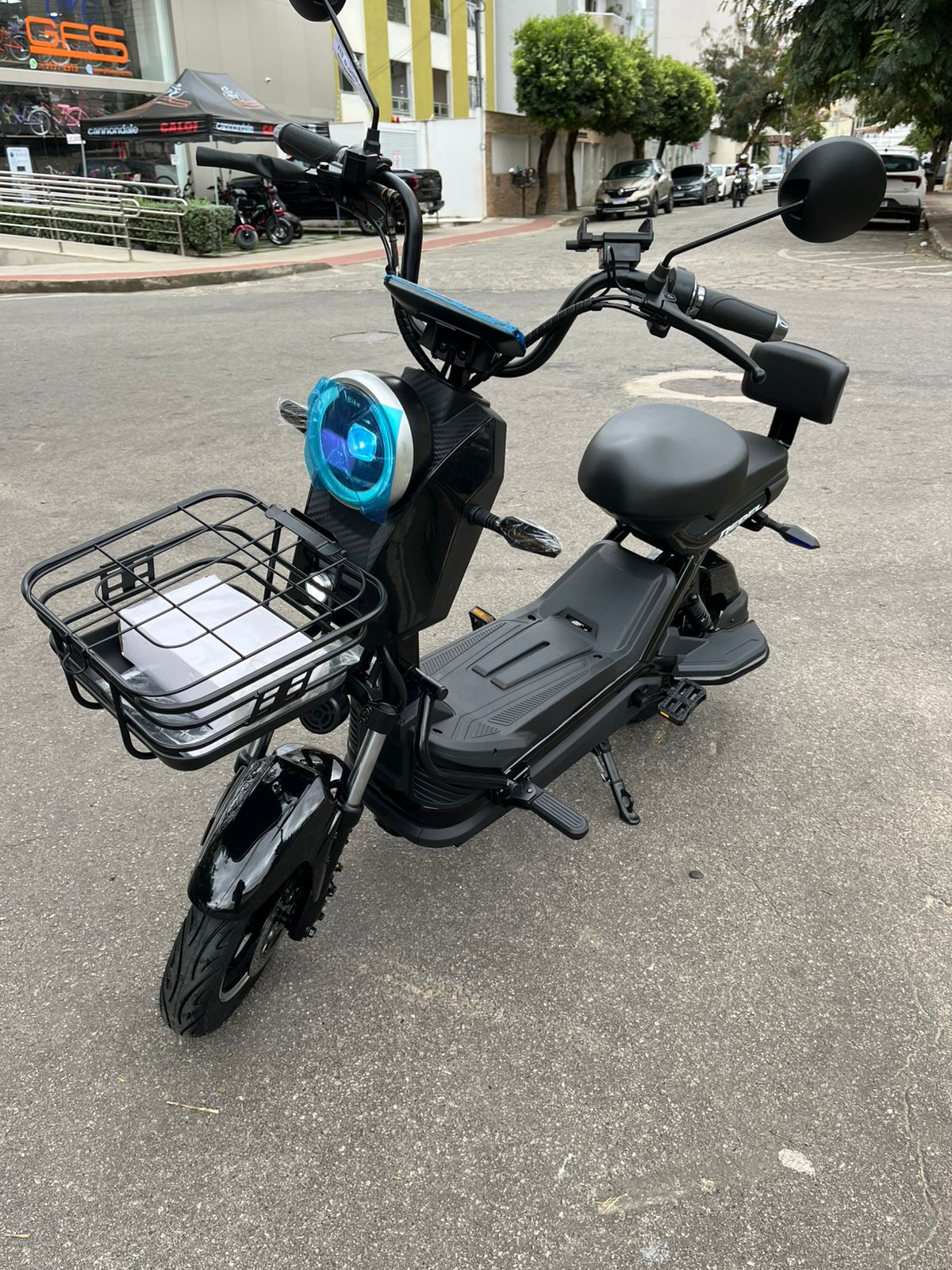 SCOOTER ELÉTRICA AUTOPROPELIDO BIKE REBEL 1.000W PRETA - GFS BIKE SHOP