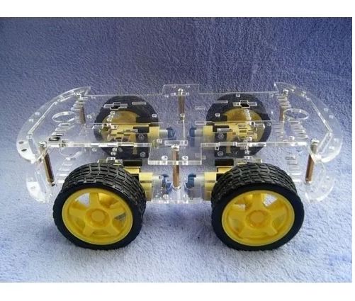 Kit Chassi Duplo 4wd Rodas Robótica Carro Robô - RoboBuilders Produtos ...