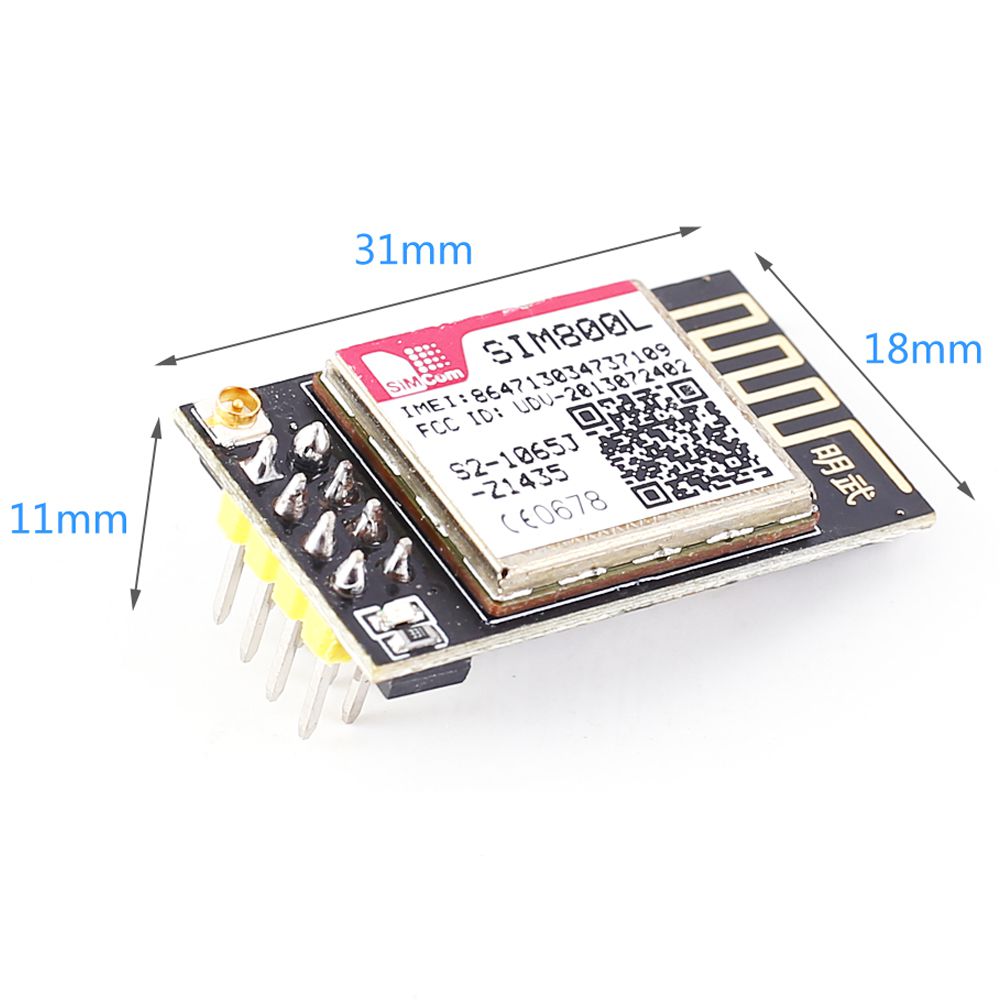 Módulo Gprs Gsm Micro Sim800l Para Arduino Esp8266 Esp32 Nfe