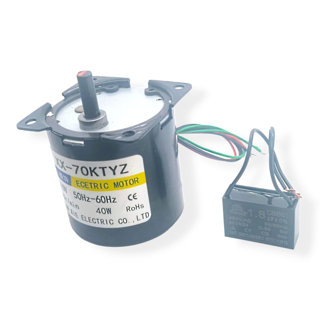 Motor Alto Torque AC 110V XX-70KTYZ Síncrono Escolha RPM NFe - RoboBuilders Produtos Sistemas e ...