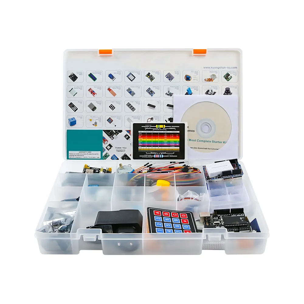 Kit Avançado Componentes Eletrônicos Para Arduino Caixa NFe ...