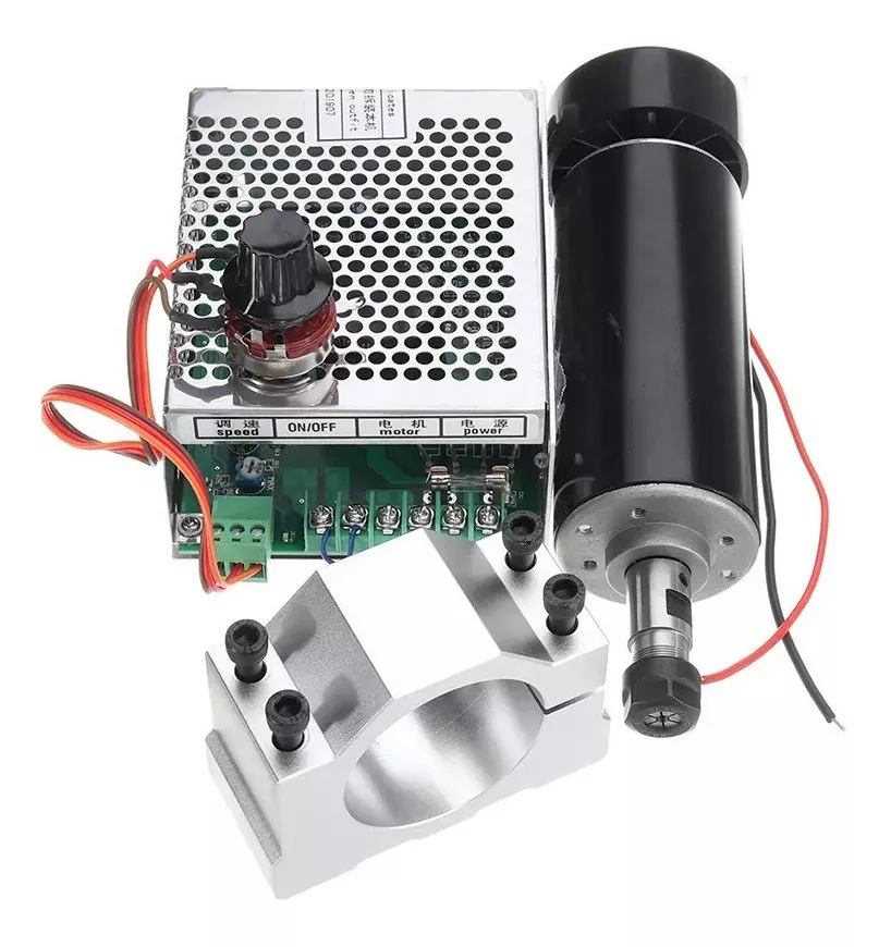 Kit Spindle Motor 500W C Suporte Pinça Fonte CNC Router NFe ...