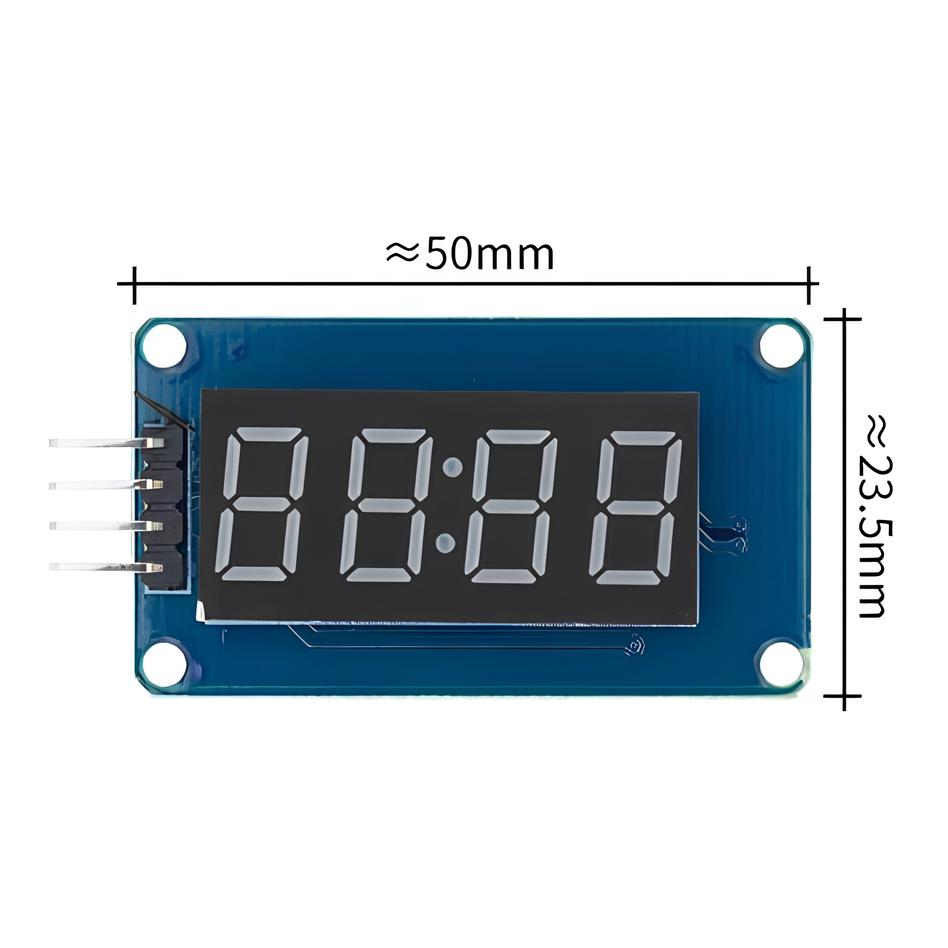 Módulo Display 7 Segmentos Tm1637 Para Arduino NFe - RoboBuilders ...