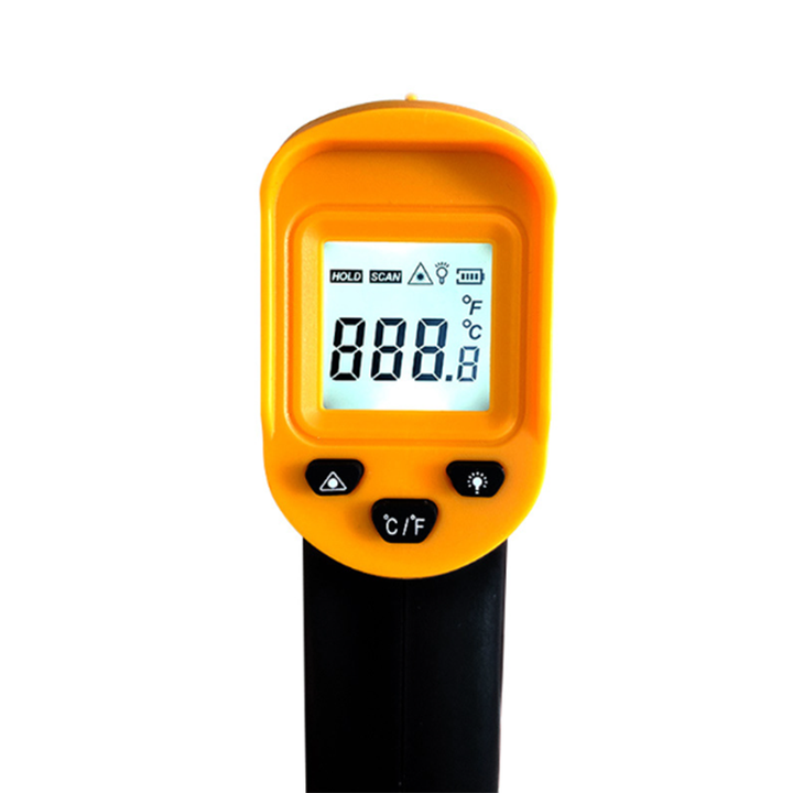 Termometro Digital Industrial Laser Infravermelho Temperatura -50 A 500 ...