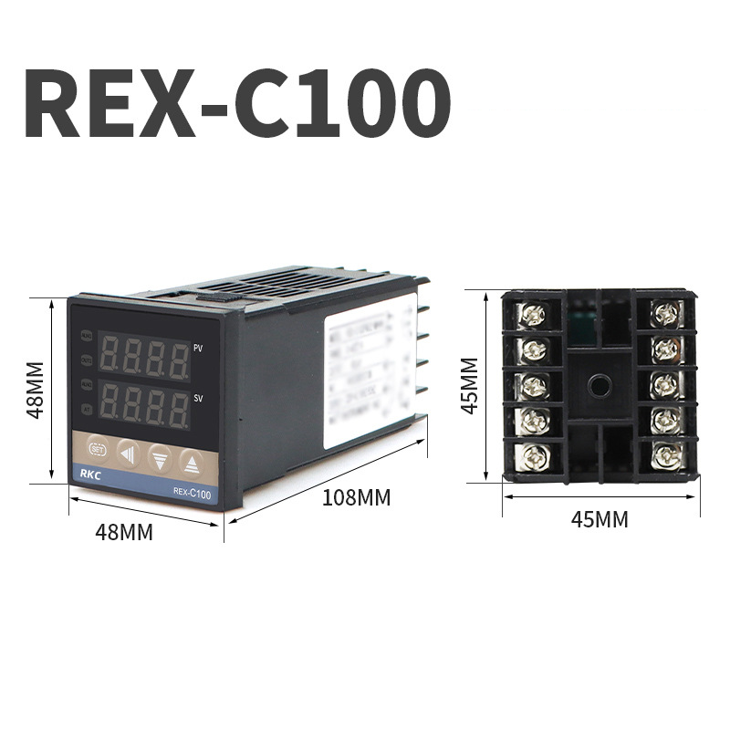 Controlador de Temperatura REX C100 100-220V M*AN Rele NFe - RoboBuilders Produtos Sistemas e ...