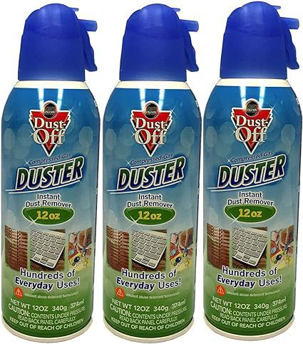 Dust Off - Ar Comprimido 300ml Original Americano - Av Supply
