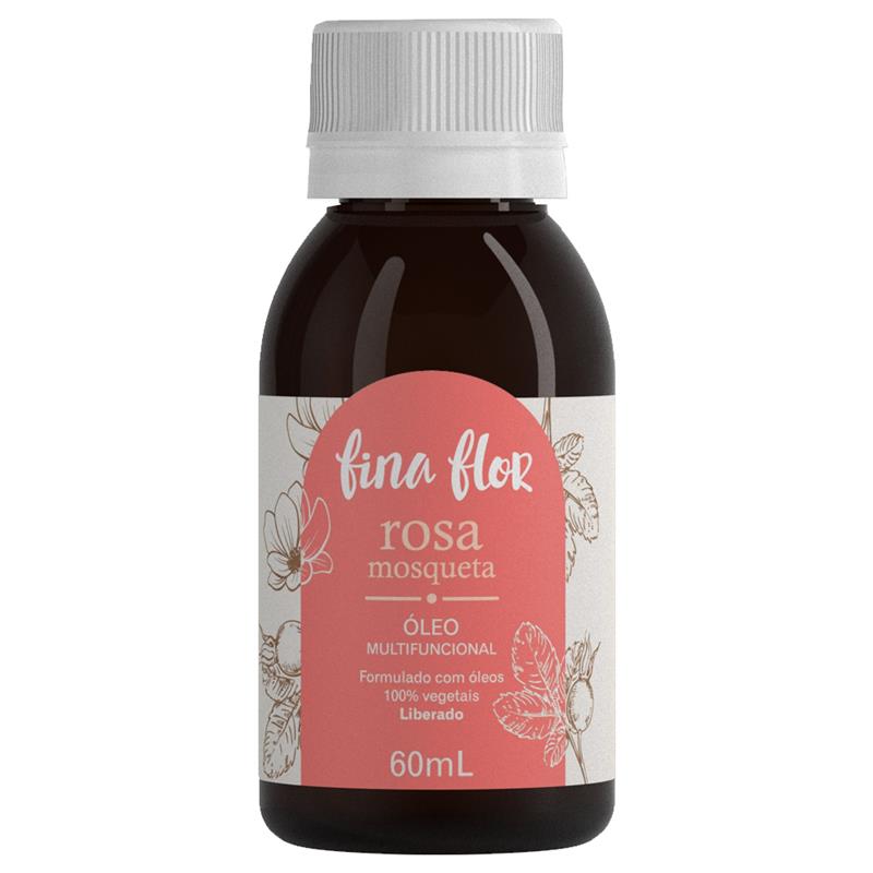 Oleo Capilar Multifuncional Fina Flor Rosa Mosqueta 60Ml - Embalagem 1X60 ML - Real Distribuidora