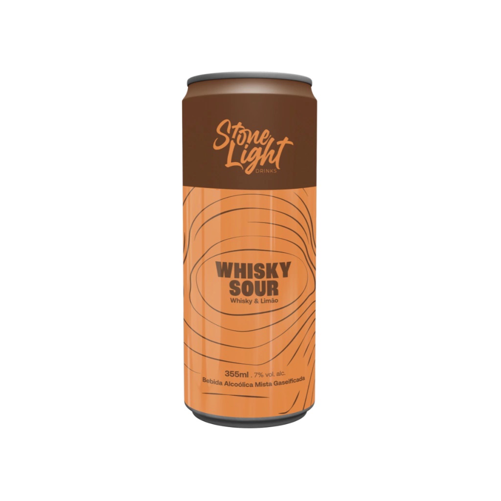 Bebida Alcoolica Mista Gaseificada Stone Light Whisky Sour Sabor Limao ...