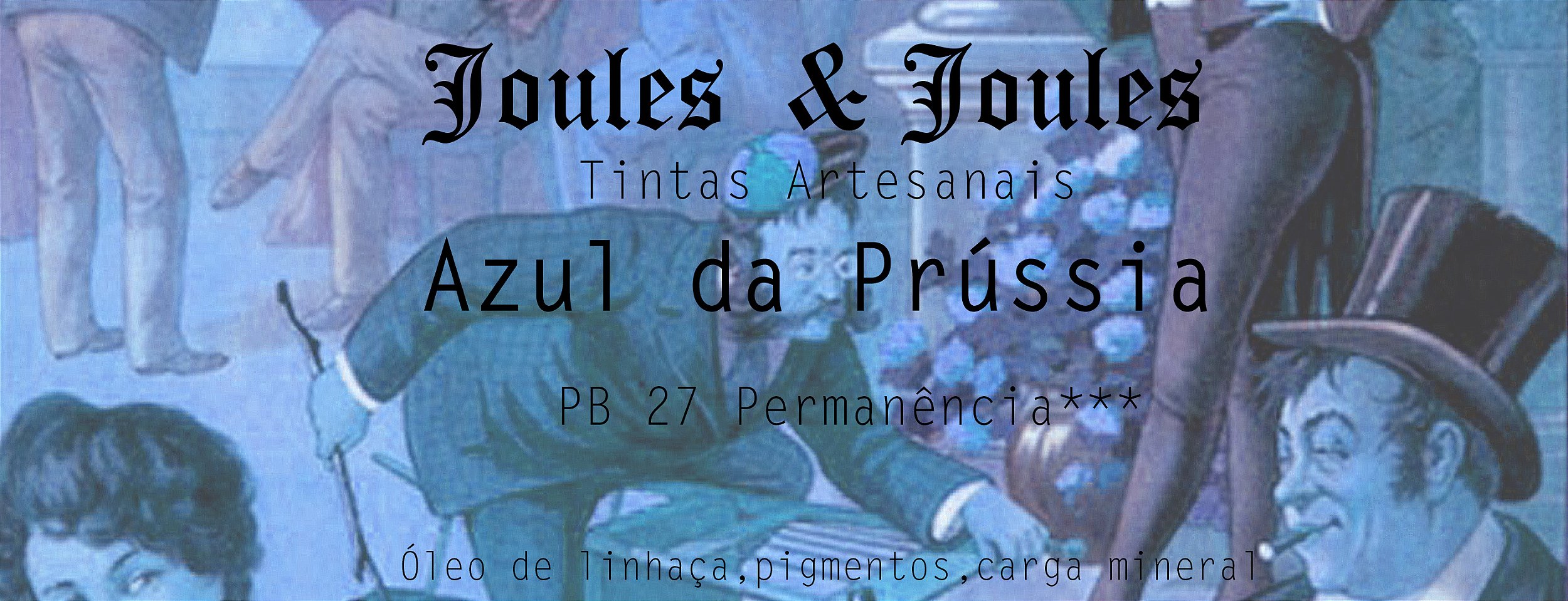 Kit Tinta a Óleo Azuis | 7 Cores Joules & Joules - Joules & Joules