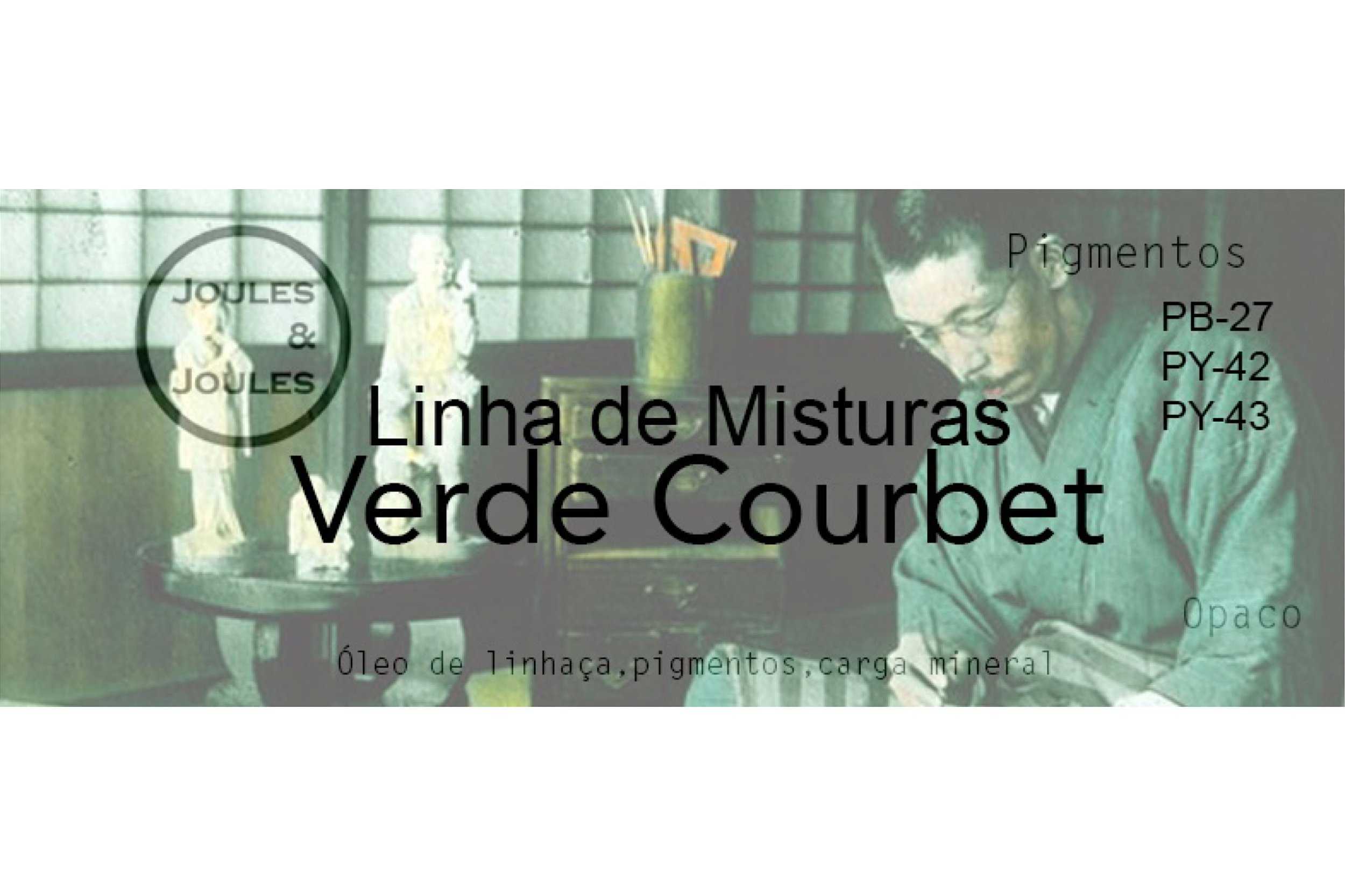 Kit Tinta a Óleo Verdes | 7 cores Joules & Joules - Joules & Joules