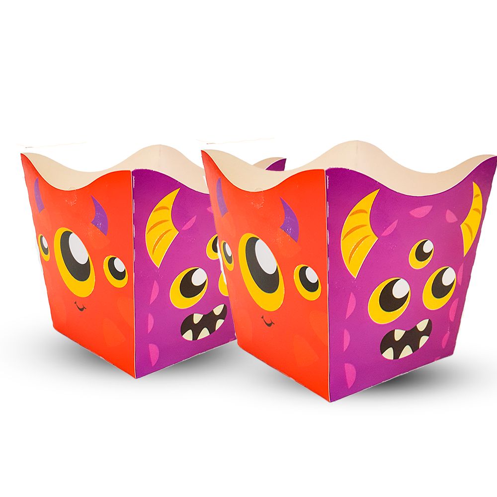 kit 10 Cachepo Papel cartonado Decoração Monstros festa - Rivfestas ...