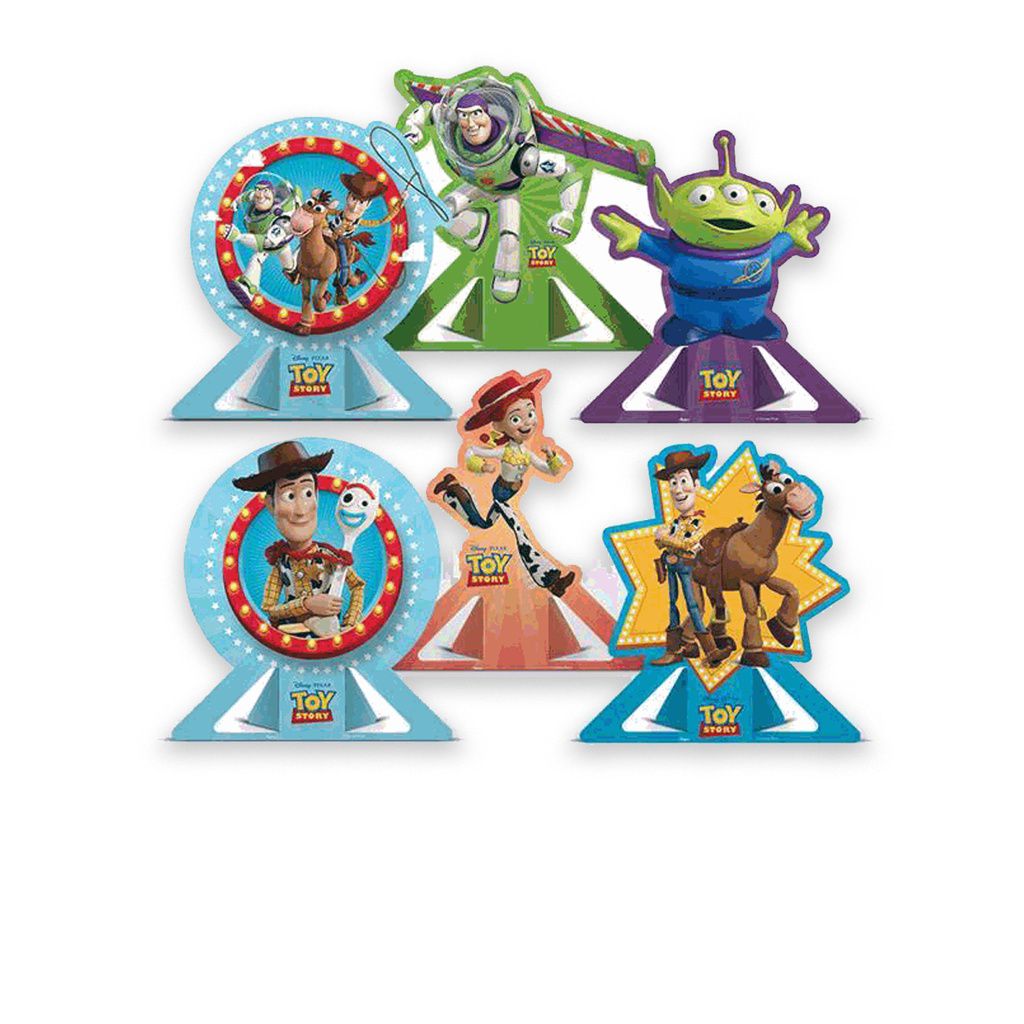 Decoração festa Toy Story Display de mesa - 6 Unidades - Rivfestas ...
