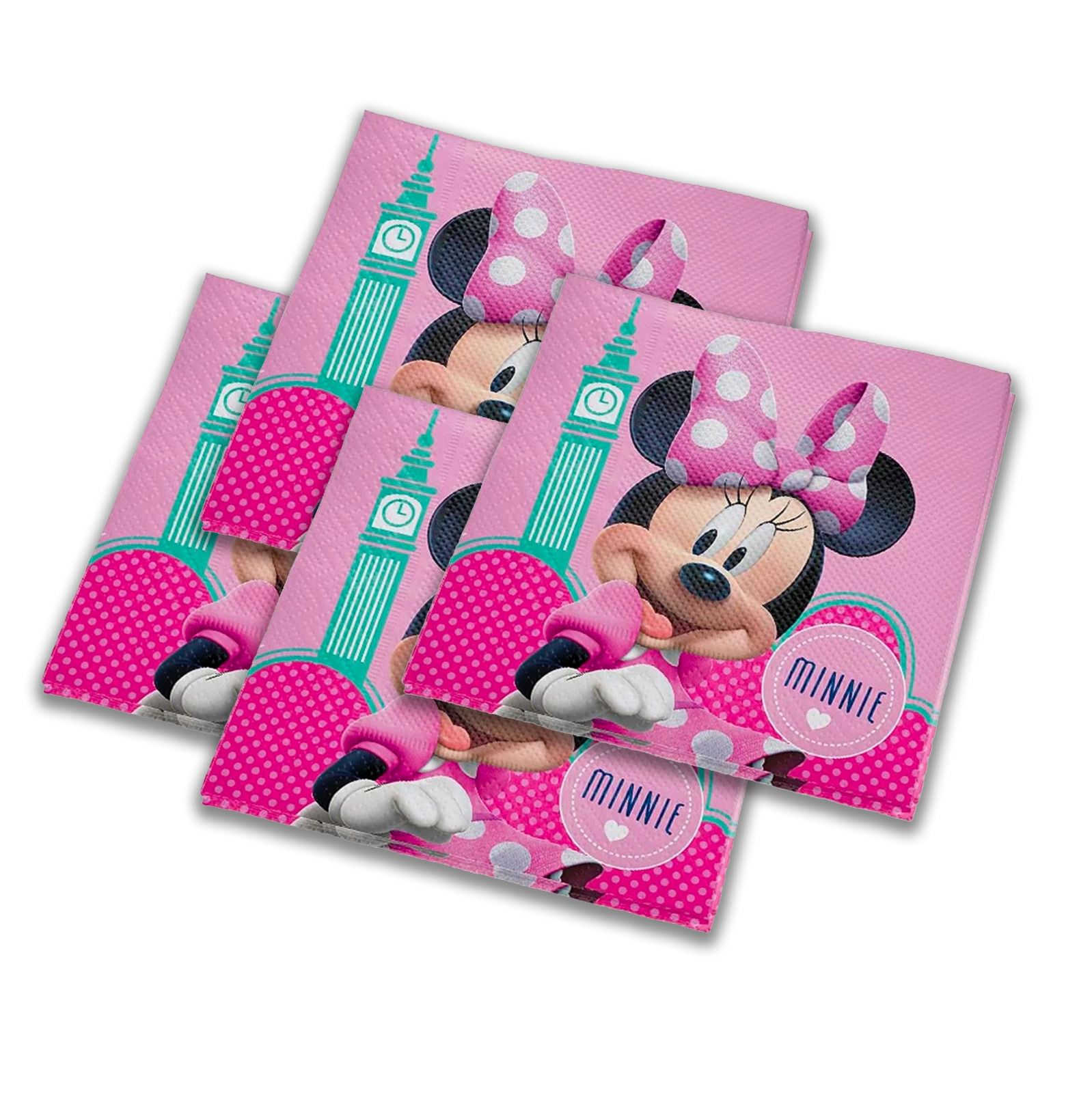 32 Guardanapos papel MINNIE ROSA aniversário festa mais cor - Rivfestas ...