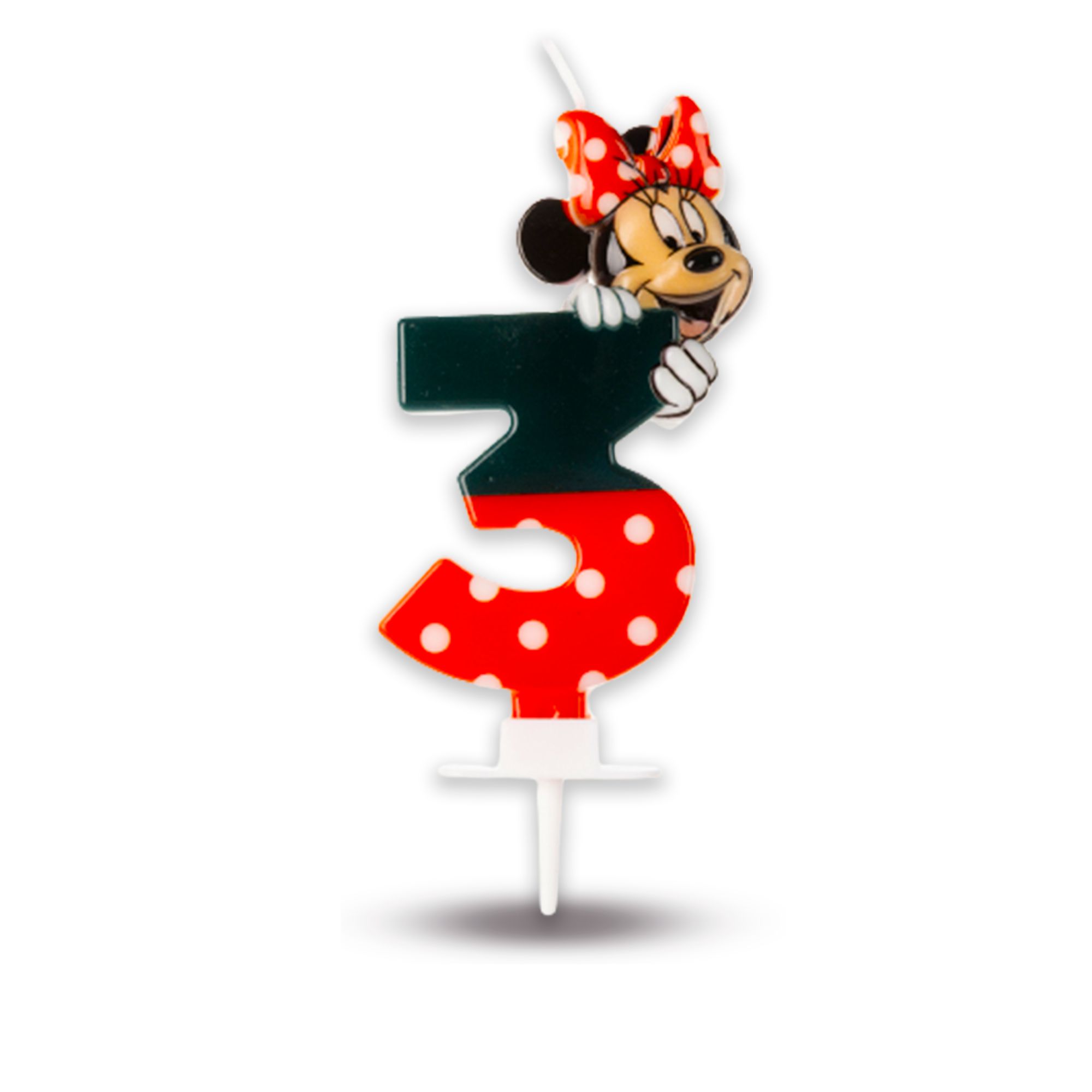 Vela Número 3 Festa Minnie Mouse decoração aniversário - Rivfestas ...