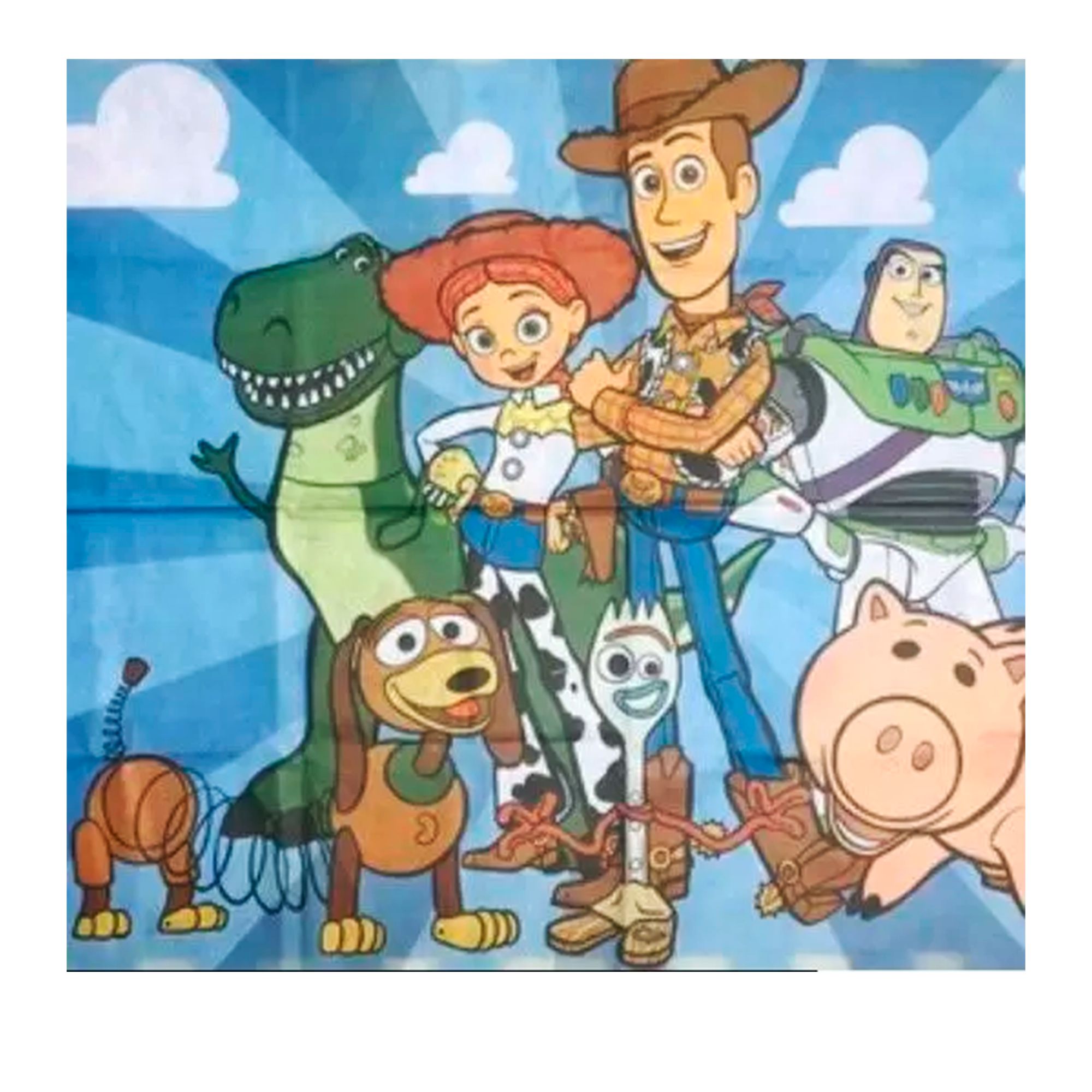 Decoração festa Toy Story Painel TNT GIGANTE 1,40m aniversário ...