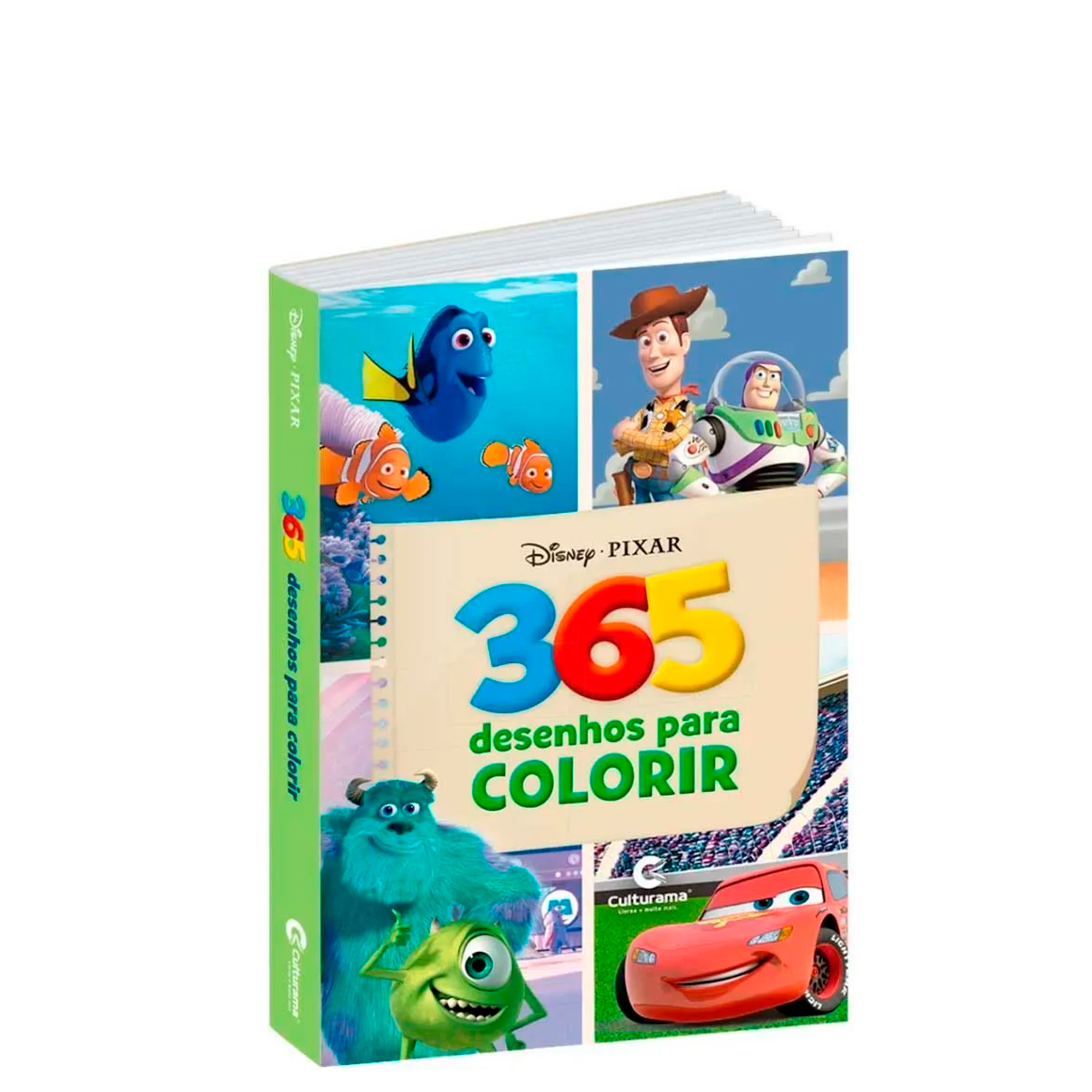 Livro 365 Atividades Disney Pixar desenhos para colorir - Rivfestas ...