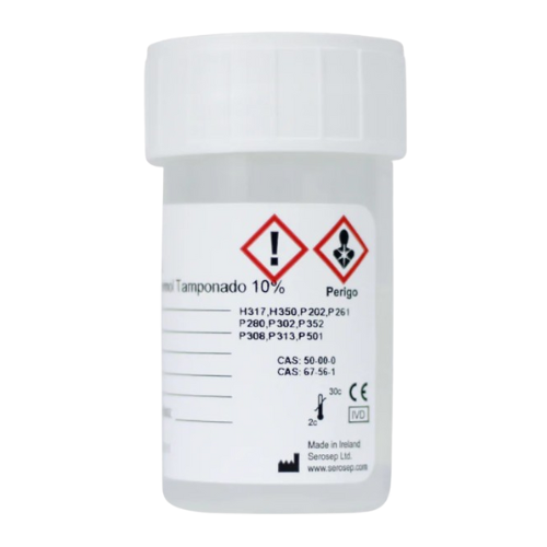 Histopot 60 mL Formol Solução para Biópsia Formalina Tamponada 10% ...