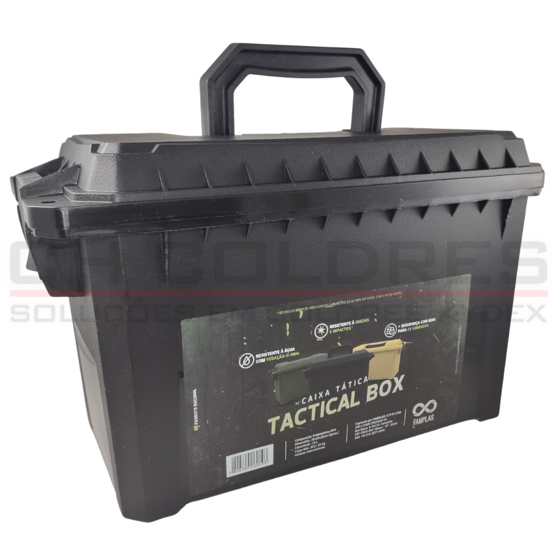 TACTICAL BOX - CAIXA TÁTICA ORGANIZADORA - COM ESPUMA - PEQUENA - CH ...