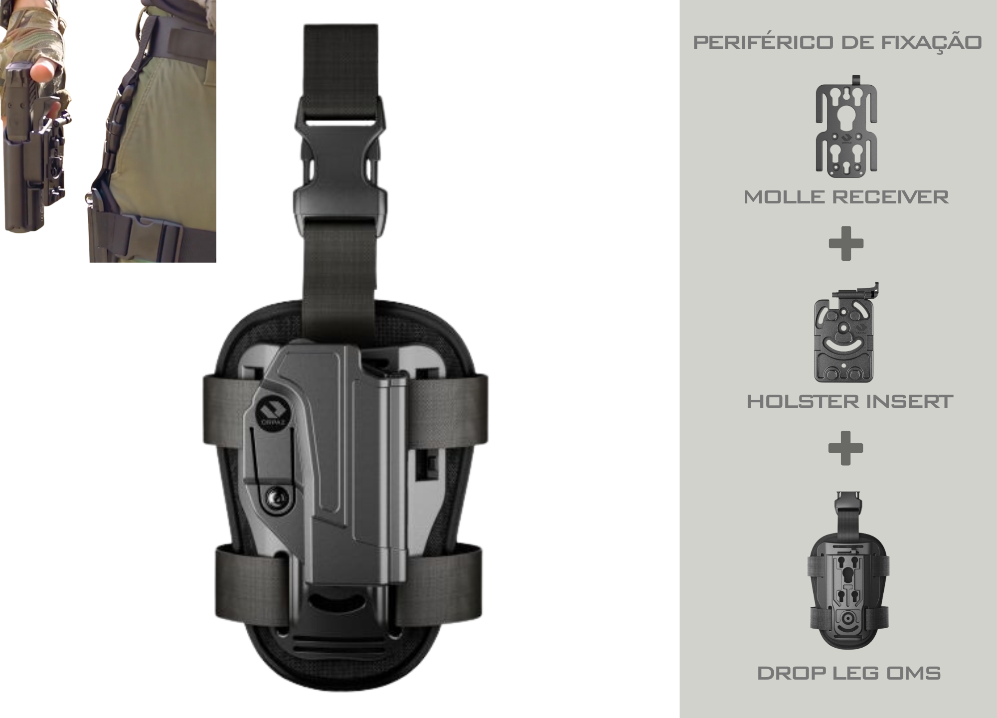 COLDRE OWB - EXTERNO - ORPAZ C-SERIES - NIVEL II - IWI JERICHO 941 ...