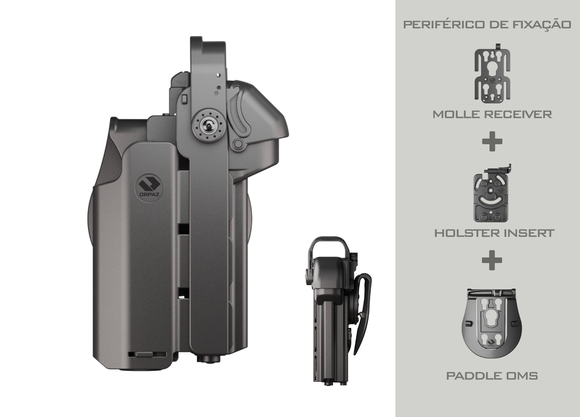 NOVO COLDRE OWB - ORPAZ T40X PRO - SIG SAUER M10 | LANTERNA ROBUSTA ...