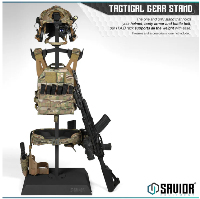 H.A.B RACK TACTICAL - SAVIOR EQUIPMENT EUA - CABIDE TÁTICO - CH COLDRES