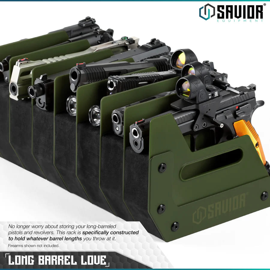 BANDEJA - STORAGE PISTOL RACK - SAVIOR EQUIPMENT EUA - CH COLDRES