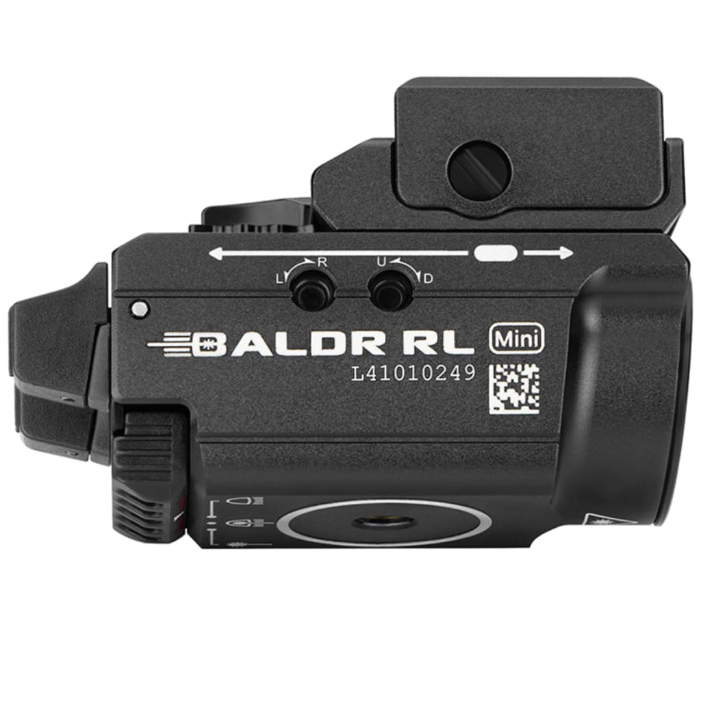 LANTERNA OLIGHT BALDR RL MINI - LASER VERMELHO - 600 LÚMENS - CH COLDRES
