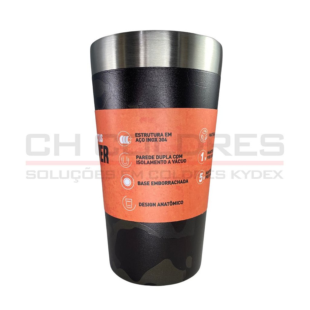 COPO TÉRMICO - BREWER - 473 ML - TEMPERATURA FRIA DE ATÉ 5 HORAS - CH ...