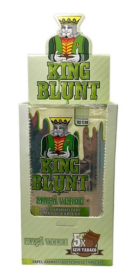 SEDA KING BLUNT SABORES CAIXA COM 25 UNIDADES - ESCOLHA O SABOR ...
