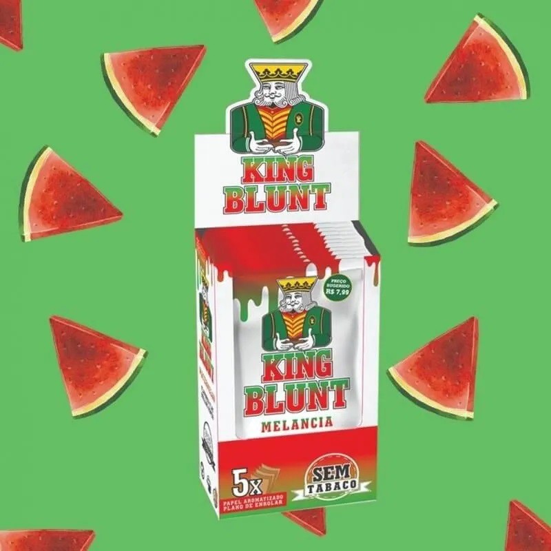 SEDA KING BLUNT SABORES CAIXA COM 25 UNIDADES - ESCOLHA O SABOR ...