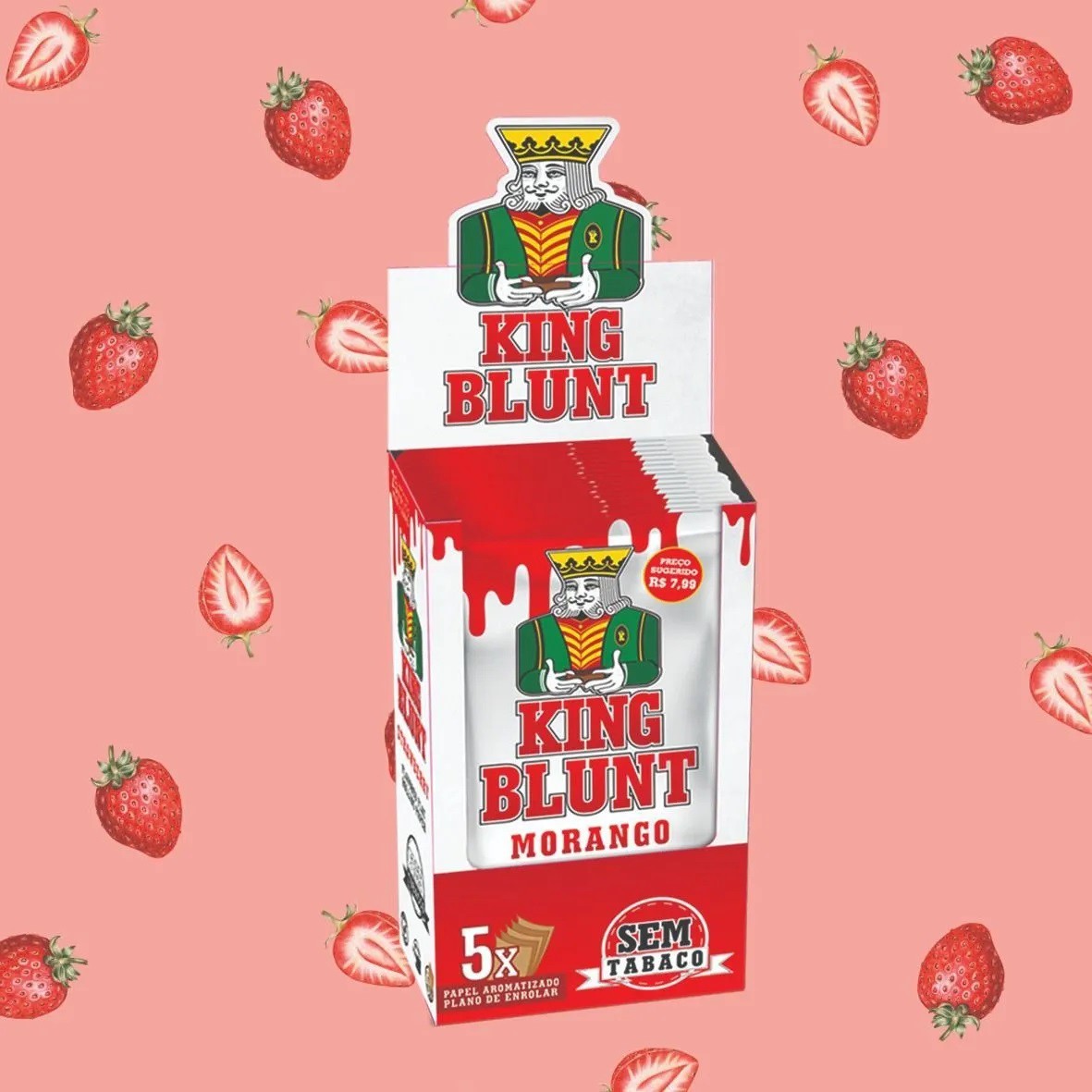 SEDA KING BLUNT SABORES CAIXA COM 25 UNIDADES - ESCOLHA O SABOR ...