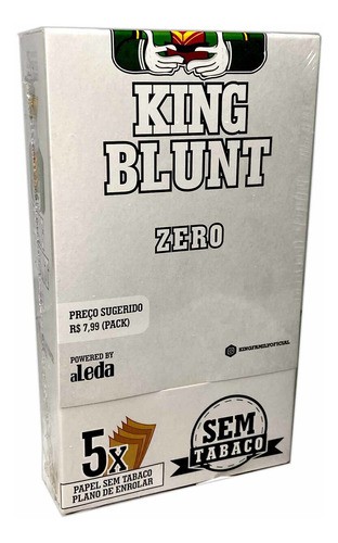 SEDA KING BLUNT SABORES CAIXA COM 25 UNIDADES - ESCOLHA O SABOR ...