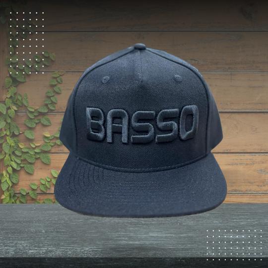 Boné Basso All Black Aba Reta - Basso Store