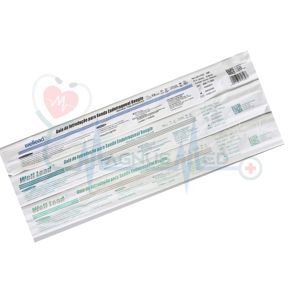 Fio Guia Intubação/introdução Bougie Kit com 3 Tamanhos 06Fr - 10Fr ...