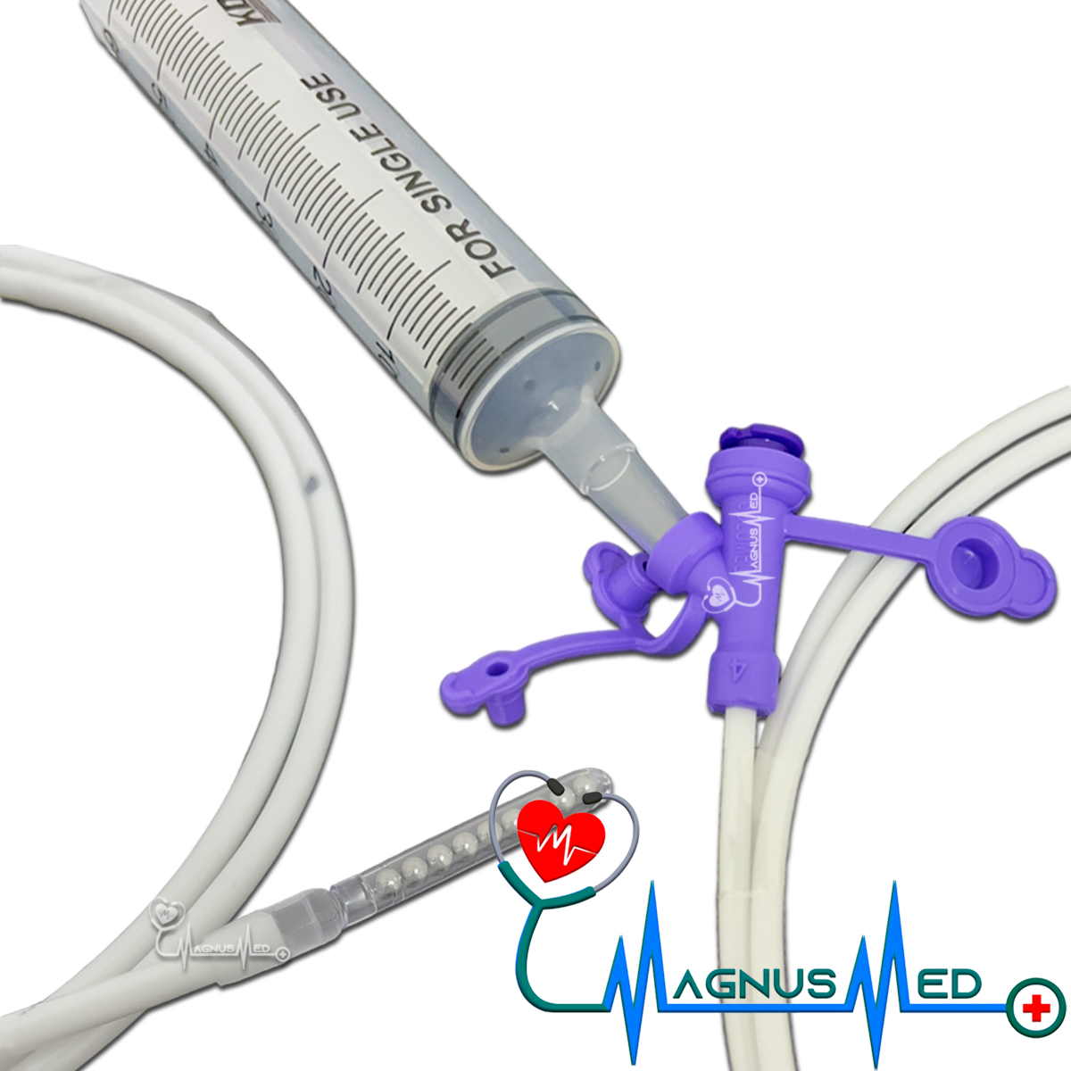 Sonda Nasogástrica e Nasoenteral com Guia Nº 06 ( 60cm ) - Solumed ...