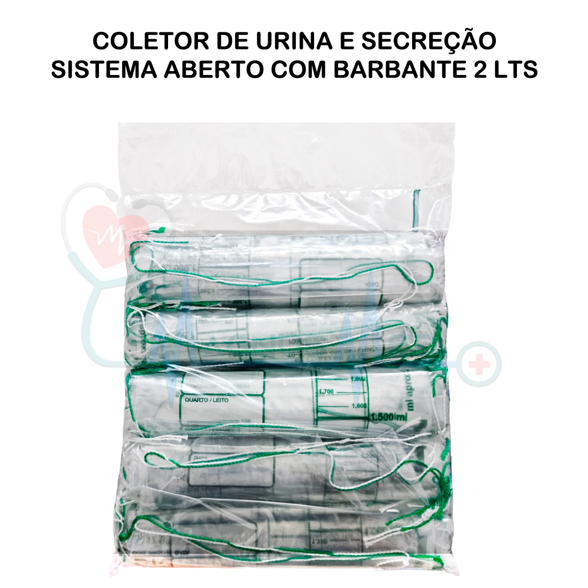 Kit - 30 Dispositivo Incontinência Urinaria N6 (GD) + 100 Coletor Urina ...