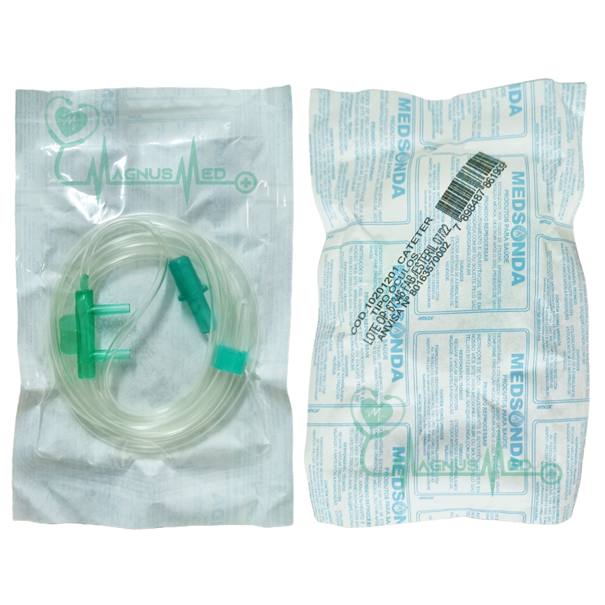 ( Kit ) Cateter Nasal Tipo Óculos para Oxigênio Adulto - Cirúrgica ...