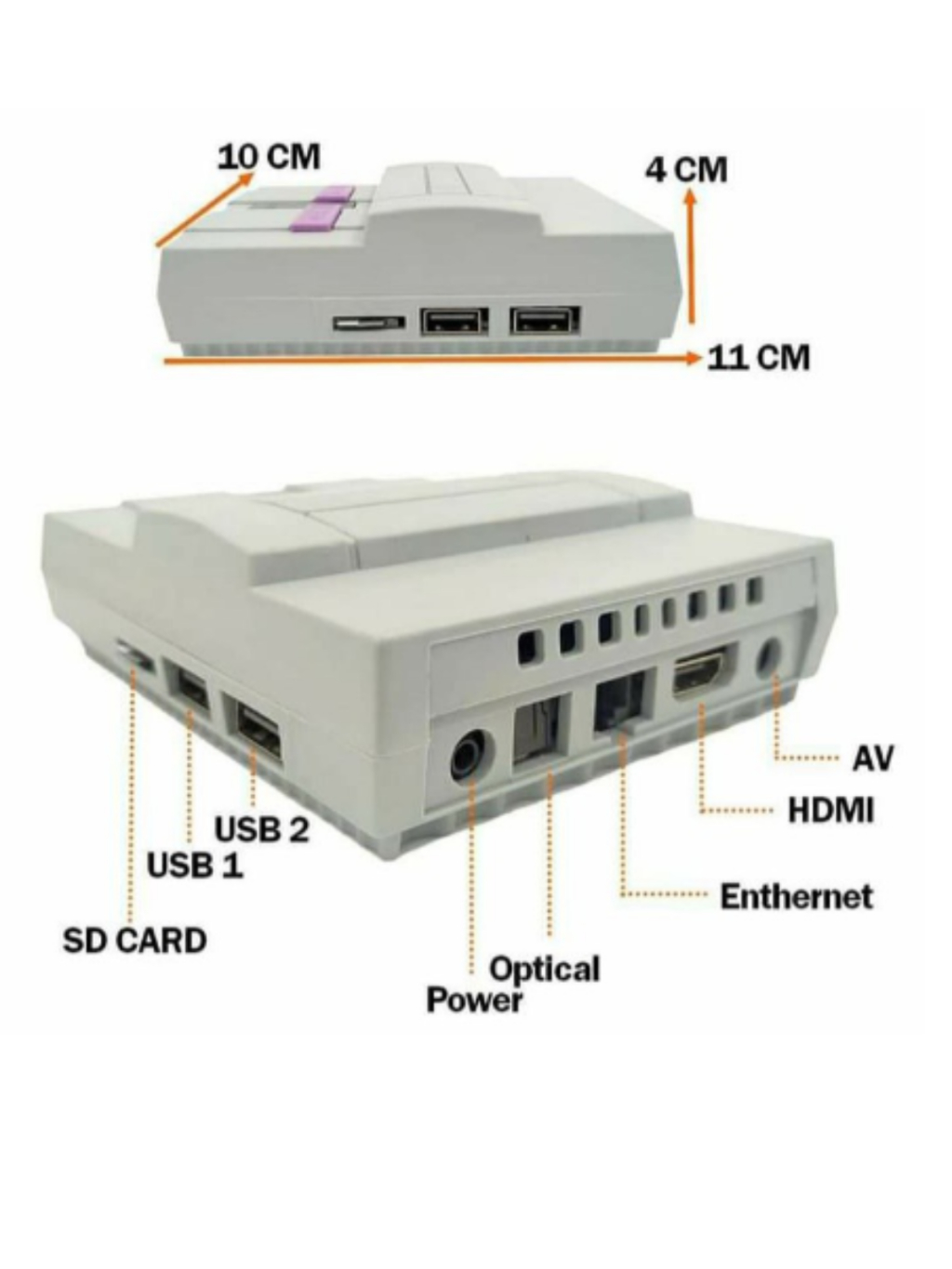 mini super nintendo - ARCADERAMA GAMES