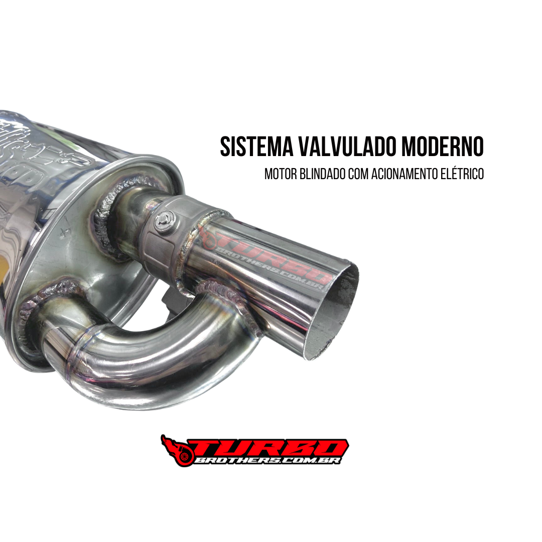 Abafador Valvulado Oval - Customize seu carro com as melhores marcas #TURBOBROTHERS