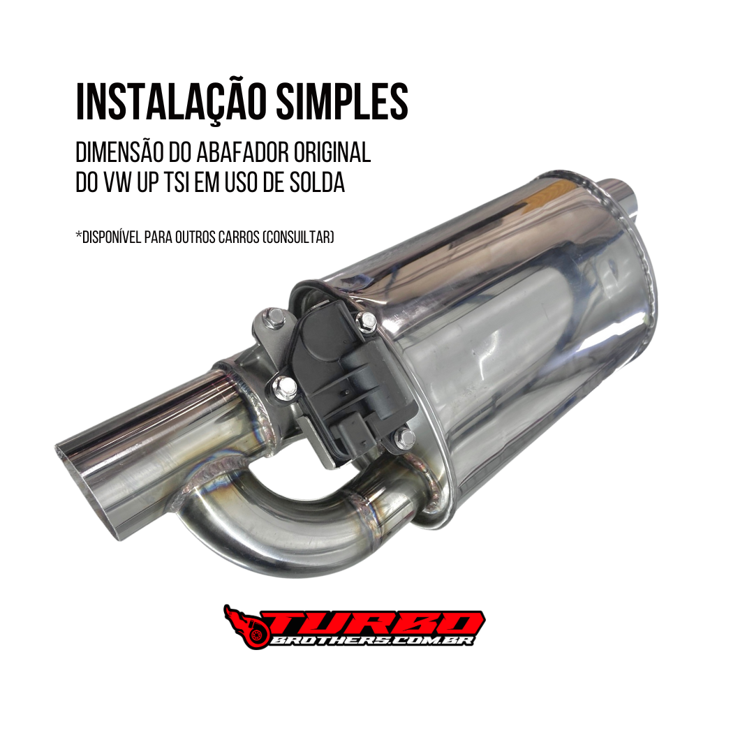 Abafador Valvulado Oval - Customize seu carro com as melhores marcas #TURBOBROTHERS