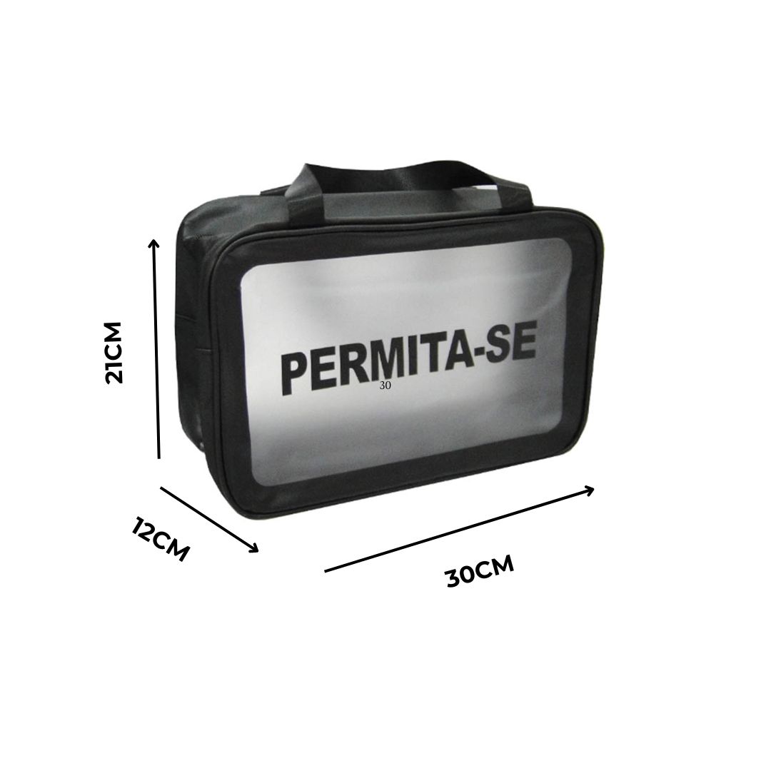 Necessaire impermeável Permita-se - Jessica Rayane Makeup